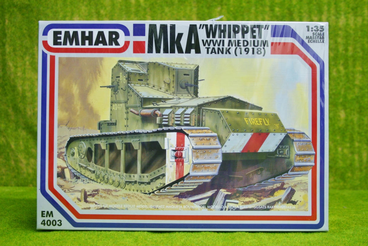 Emhar WW1 MKA WHIPPET Tank 1/35 Scale kit 4003 – ARCANE Scenery and Models