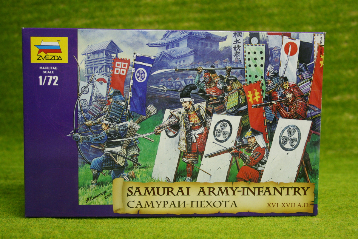 Samurai Army Infantry 1/72 Zvezda 8017 Wargames – ARCANE Scenery and Models