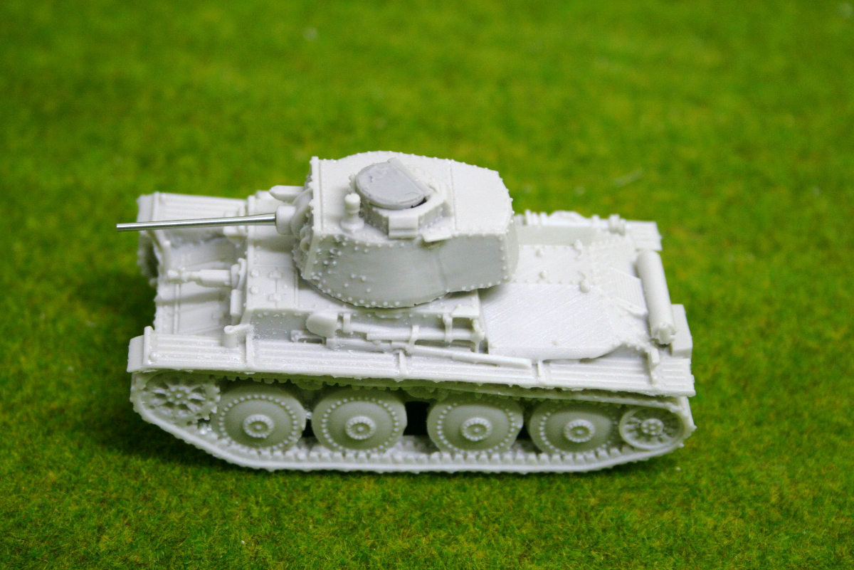 WW2 GERMAN PANZER 38(t) tank 1/56 scale – 28mm Blitzkrieg miniatures ...