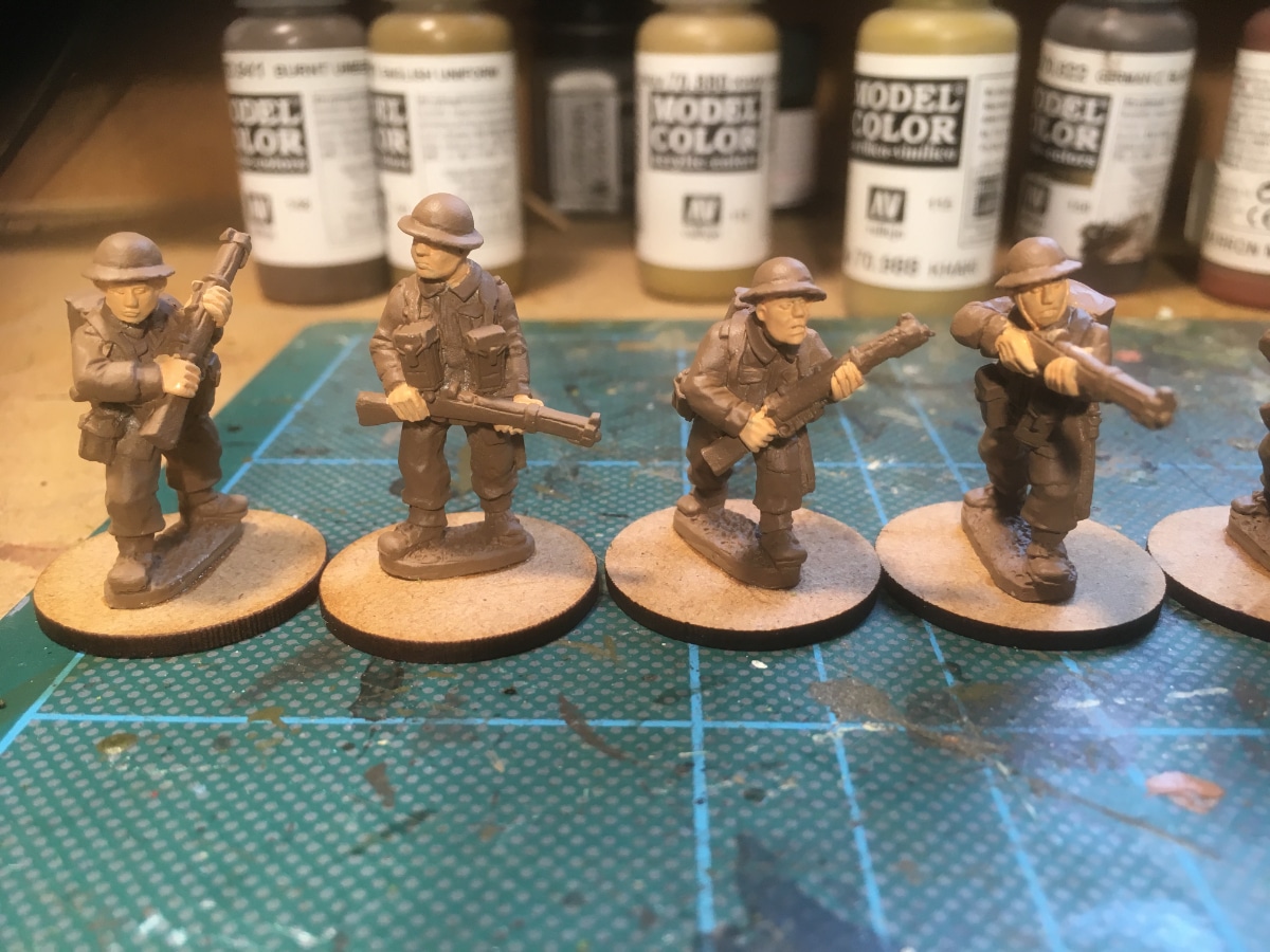 Painting WW2 British Infantry – ARCANE Scenery and Models
