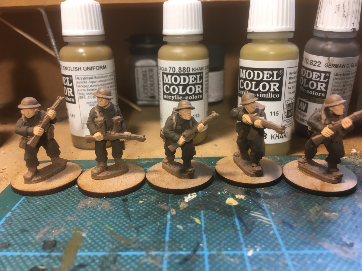 Painting WW2 British Infantry – ARCANE Scenery and Models