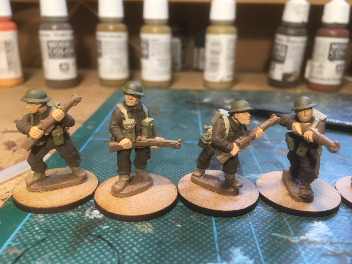 Painting WW2 British Infantry – ARCANE Scenery and Models