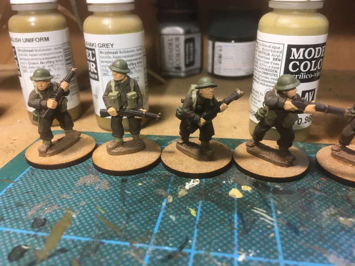 Painting WW2 British Infantry – ARCANE Scenery and Models