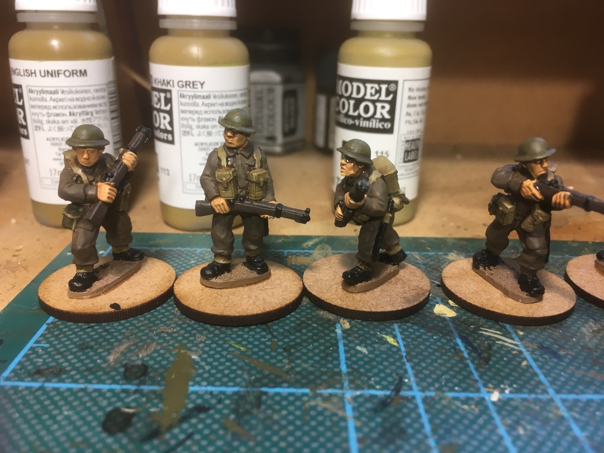 Painting WW2 British Infantry – ARCANE Scenery and Models