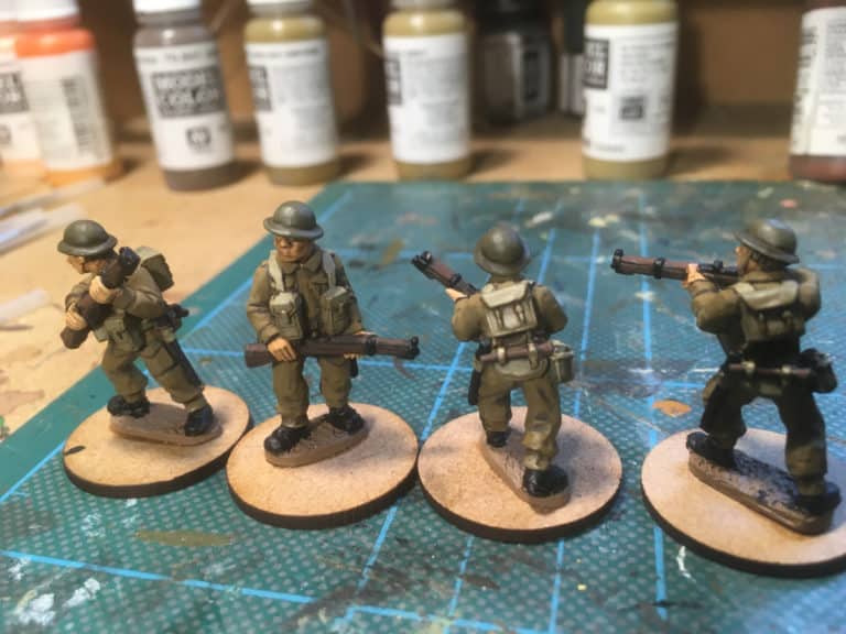 Painting WW2 British Infantry – ARCANE Scenery and Models