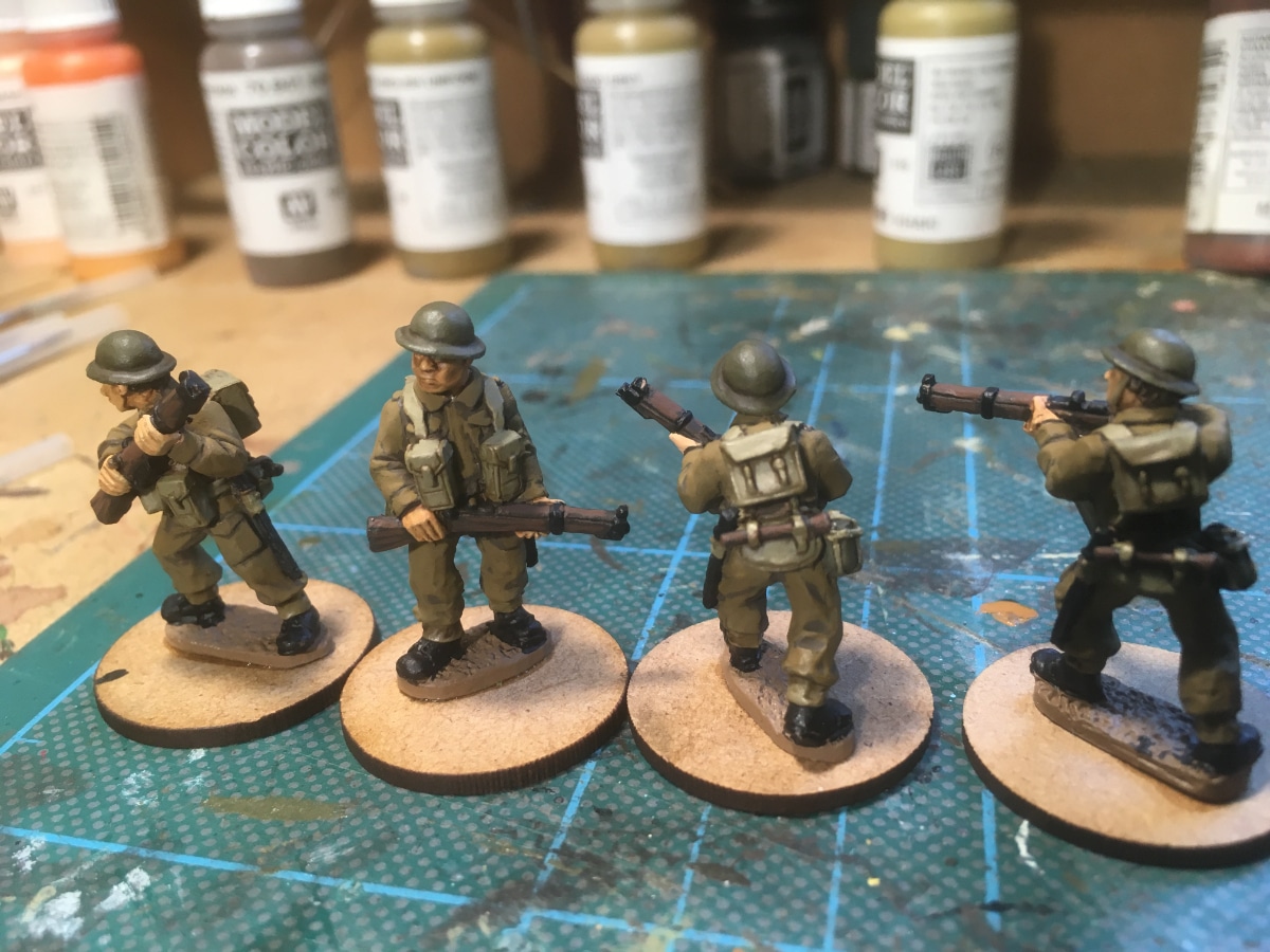 Painting WW2 British Infantry – ARCANE Scenery and Models