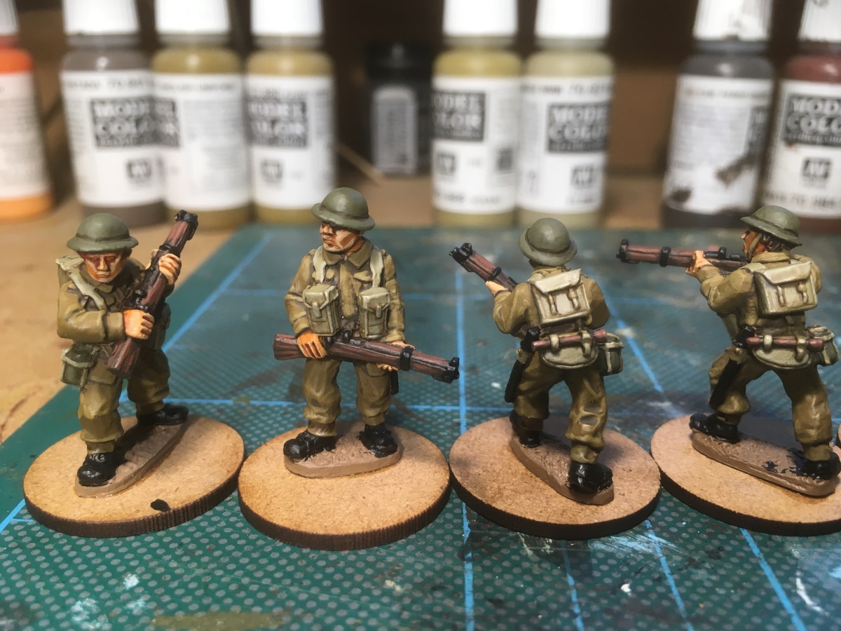 Painting WW2 British Infantry – ARCANE Scenery and Models
