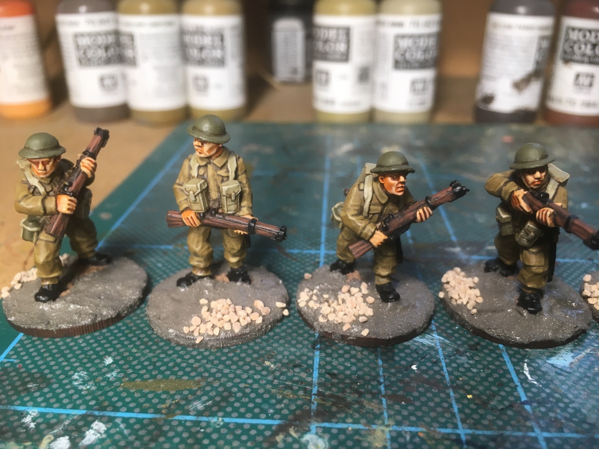 Painting WW2 British Infantry – ARCANE Scenery and Models