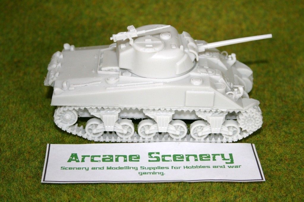 WW2 U.S. M4A4 75mm SHERMAN tank 1/48 scale – 28mm Blitzkrieg Miniatures ...
