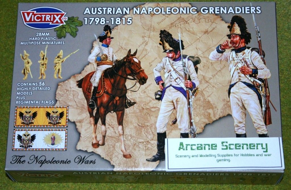 Victrix AUSTRIAN NAPOLEONIC GRENADIERS 1798 – 1815 28mm plastic VX0013 ...