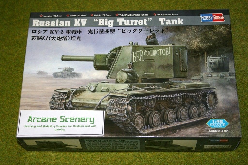 Russian KV-1 Big Turret tank 1/48 Scale Hobby Boss 84815 | ARCANE ...